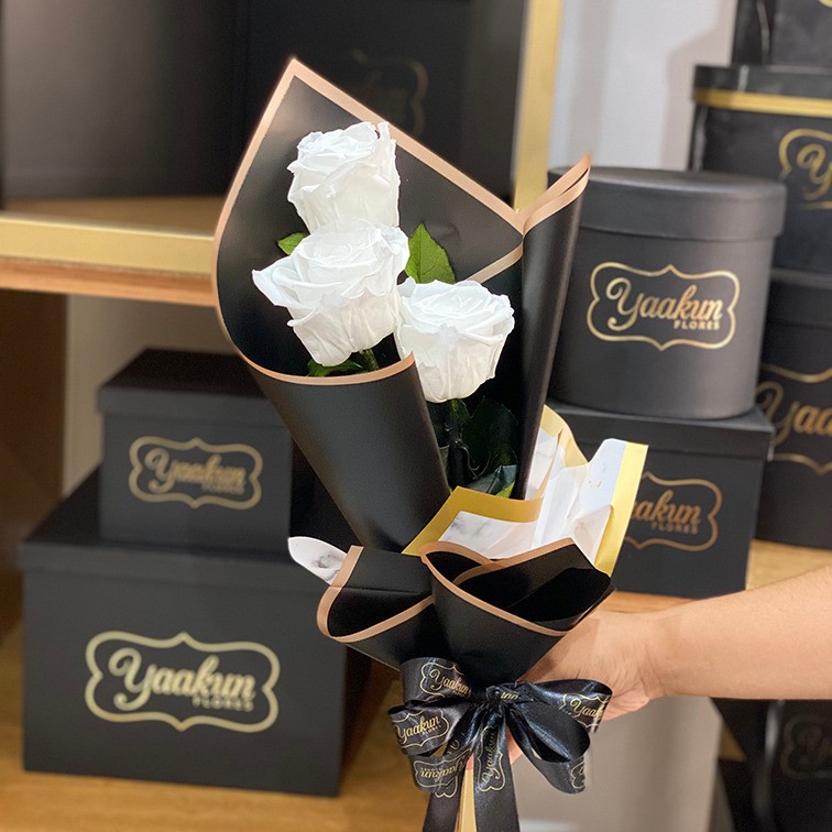 Maxi ramo de 100 rosas tonos rositas pastel con papel coreano | Yaakun ...